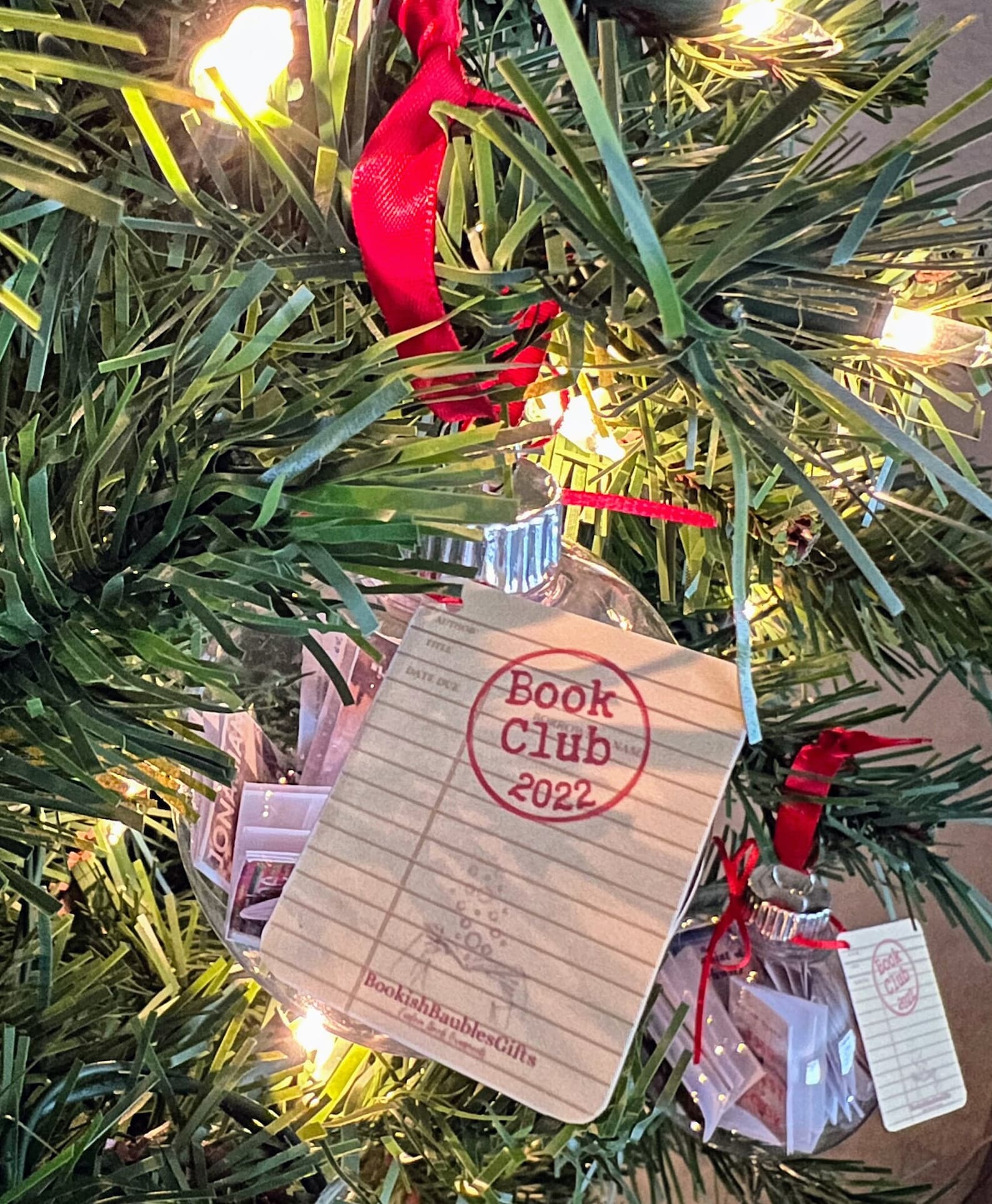 Custom Year of Books Ornament Booktok-inspired - Etsy