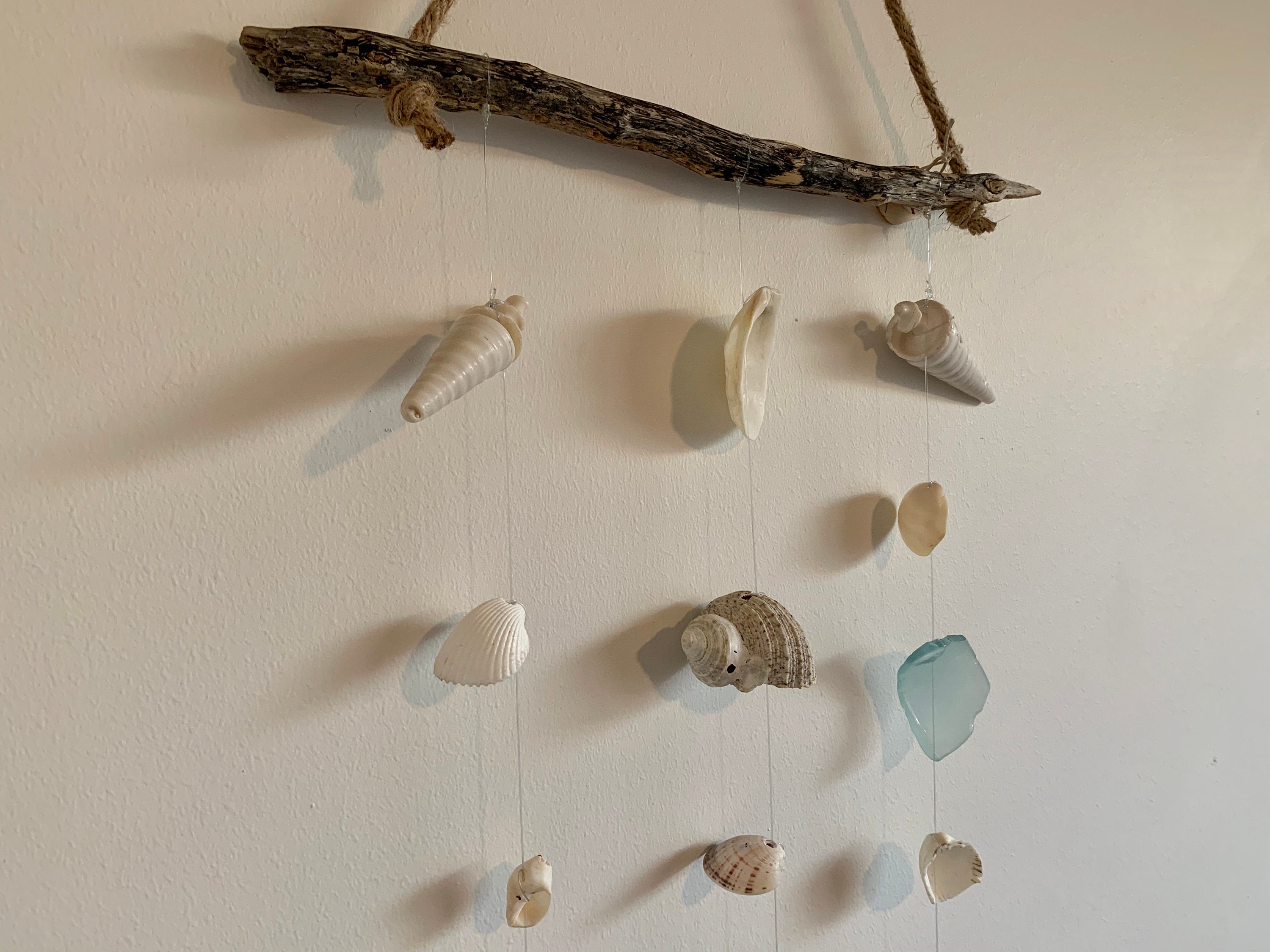 Sea Glass and Sea Shell Hanger - Etsy Australia