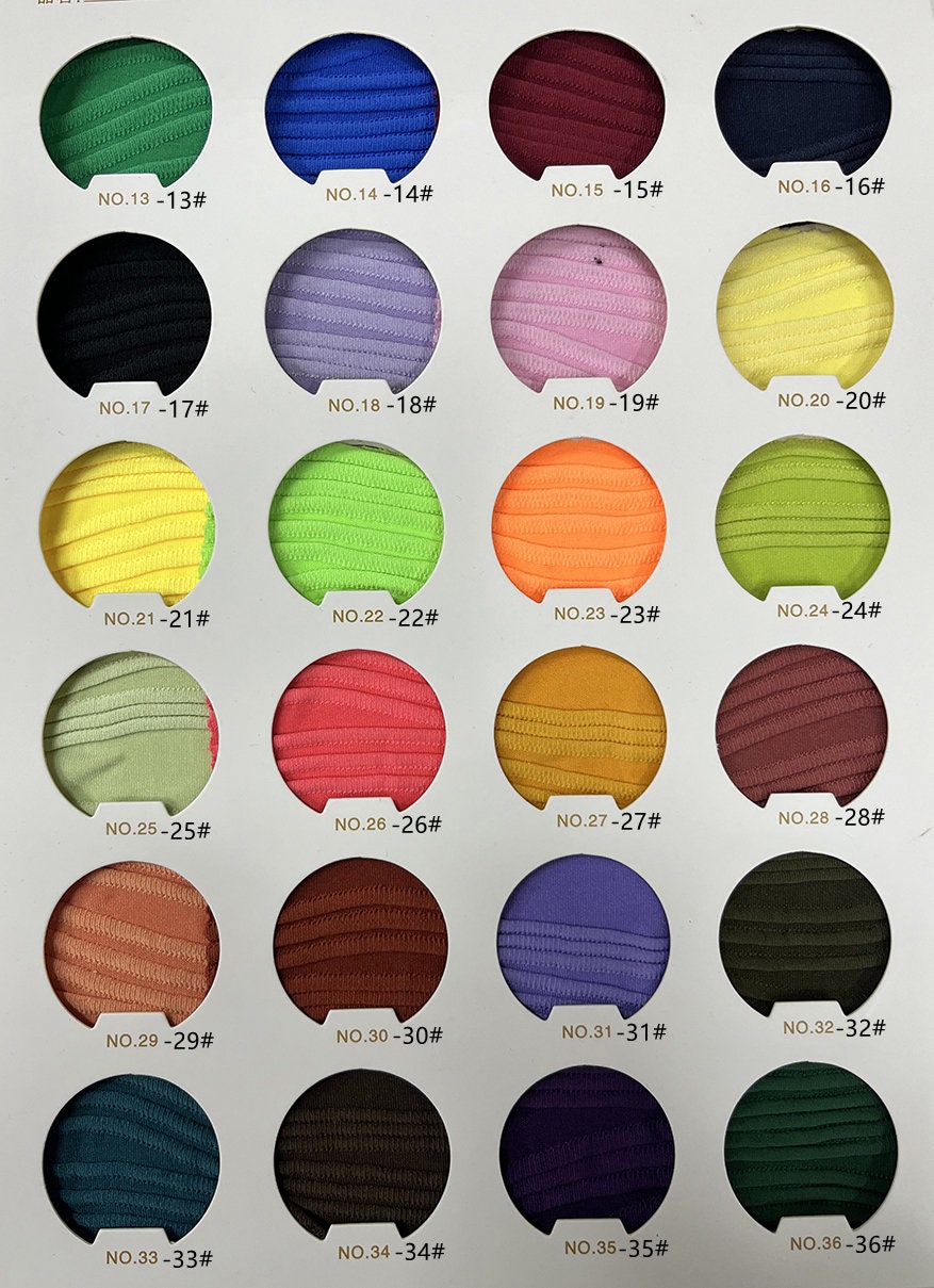 4 Stretch Way Polyester Spandex Wave Strips Fabric Fabric 250gsm Weight ...