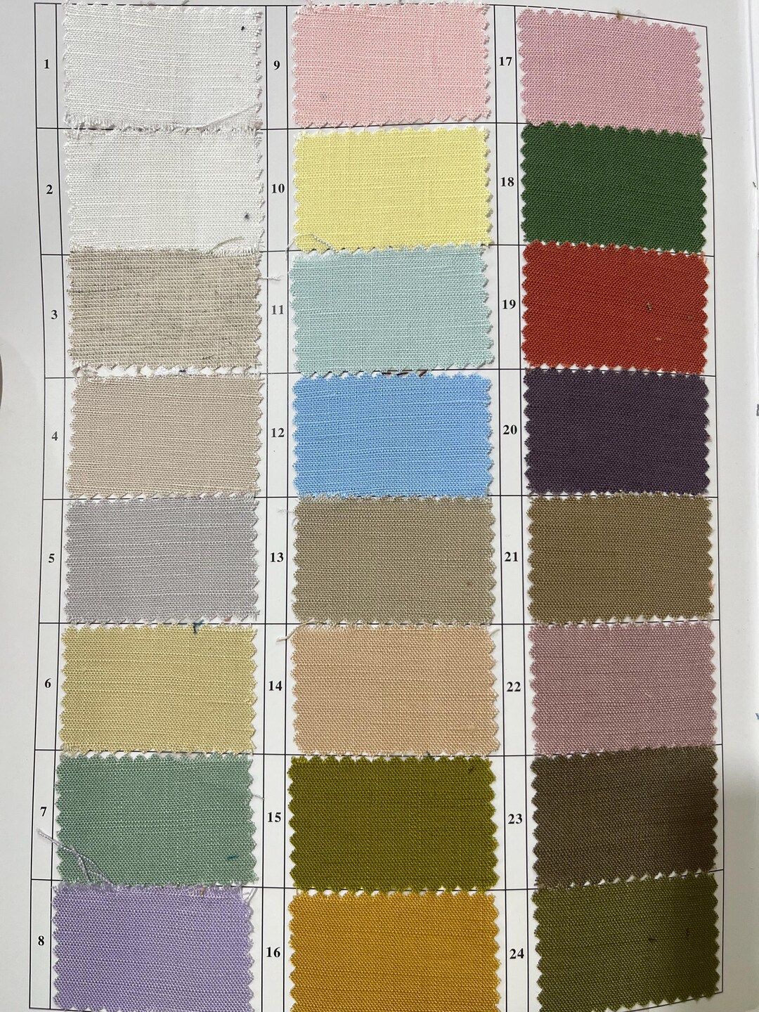25 Linen 75 Lyocell Blending Fabric 165gsm (163 Colors) Works for Decor ...