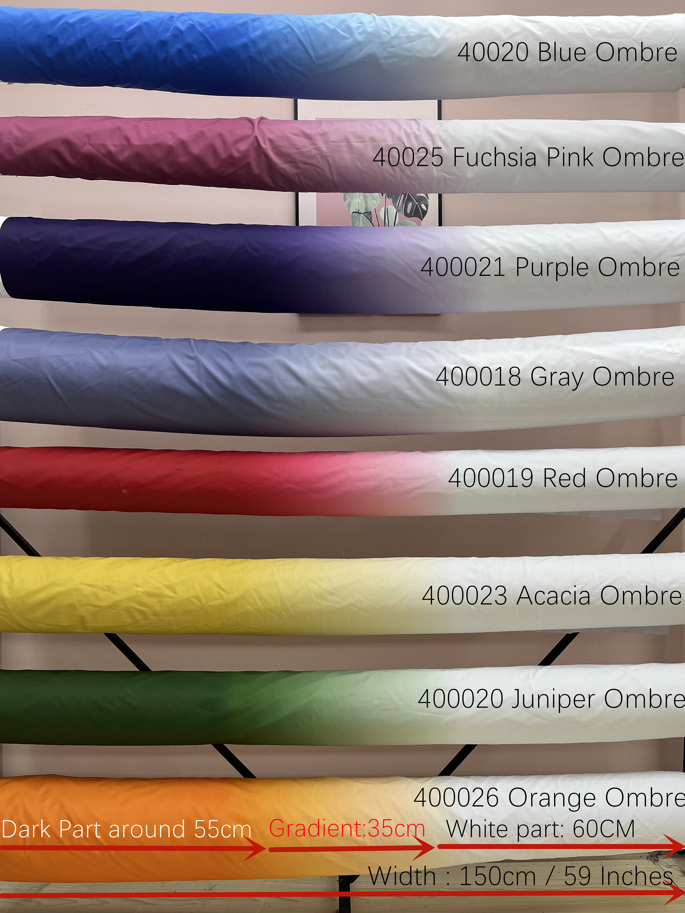 4 Way Stretched Way Polyester Spandex Ombre Gradient Fabric - Etsy