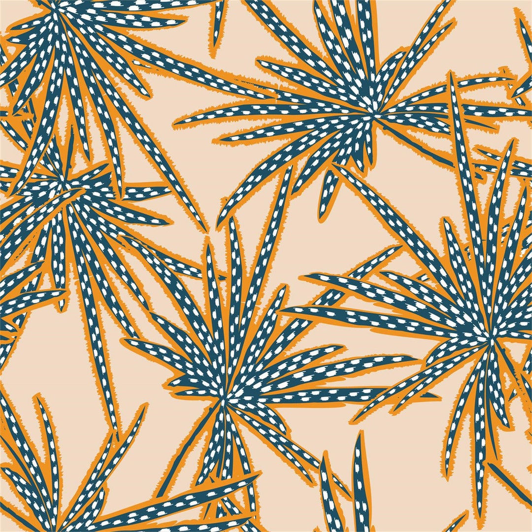 4 Way Stretched Spandex Tropical Flower Fabric Print - 300650- Support ...