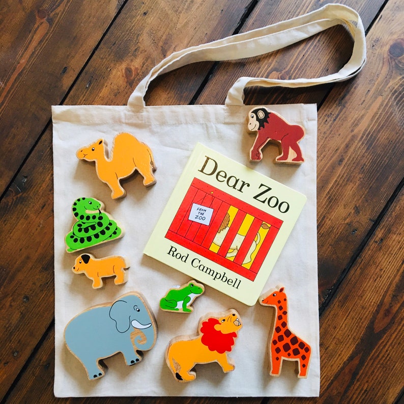 Dear Zoo Story Sack Story Book Set Childrens Book Wooden Toys - Etsy ...