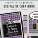 Black and Gold Luxury Digital Sticker Book / Goodnotes Stickers ...