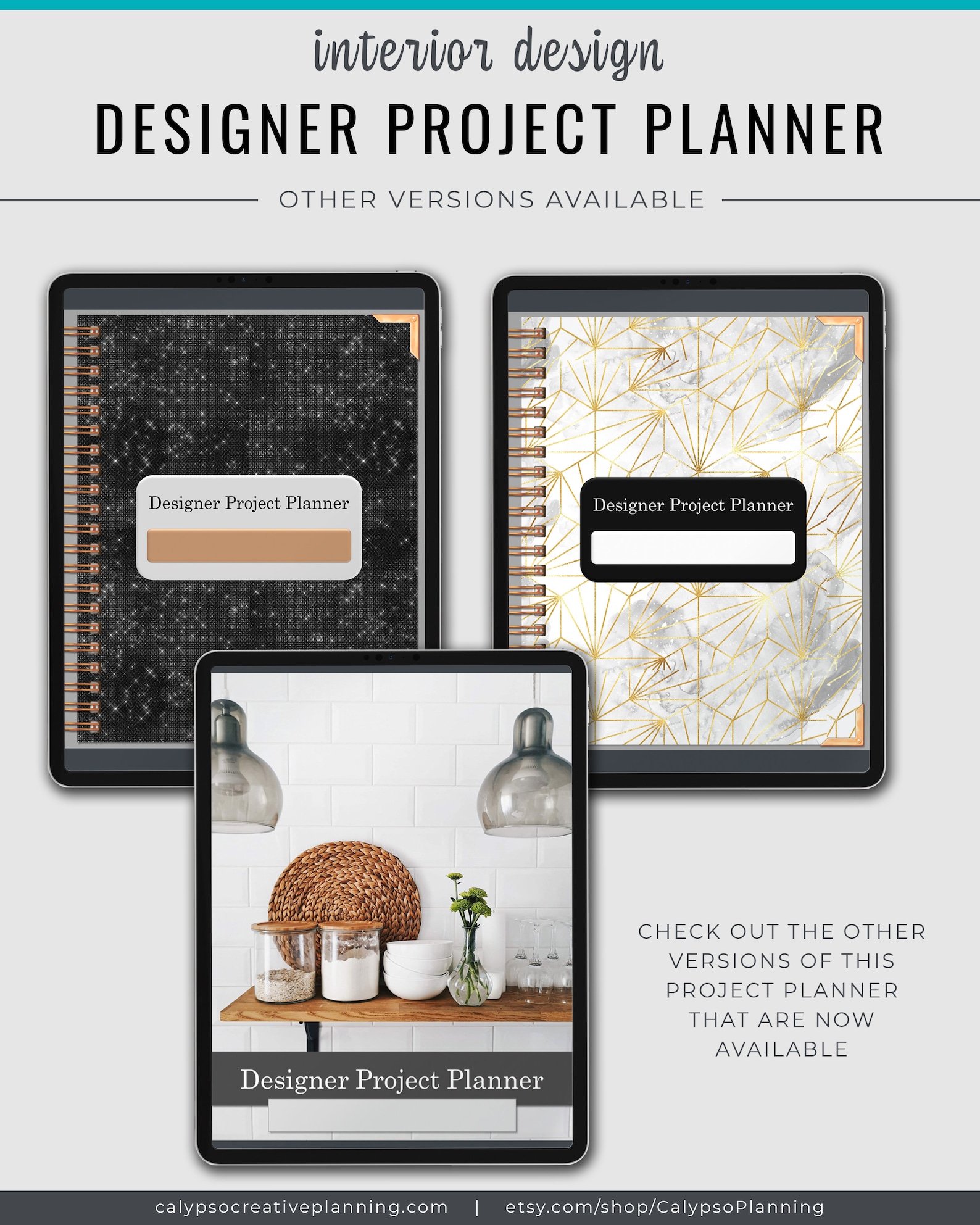 Designer Project Planner Interior Design Planner Project | Etsy