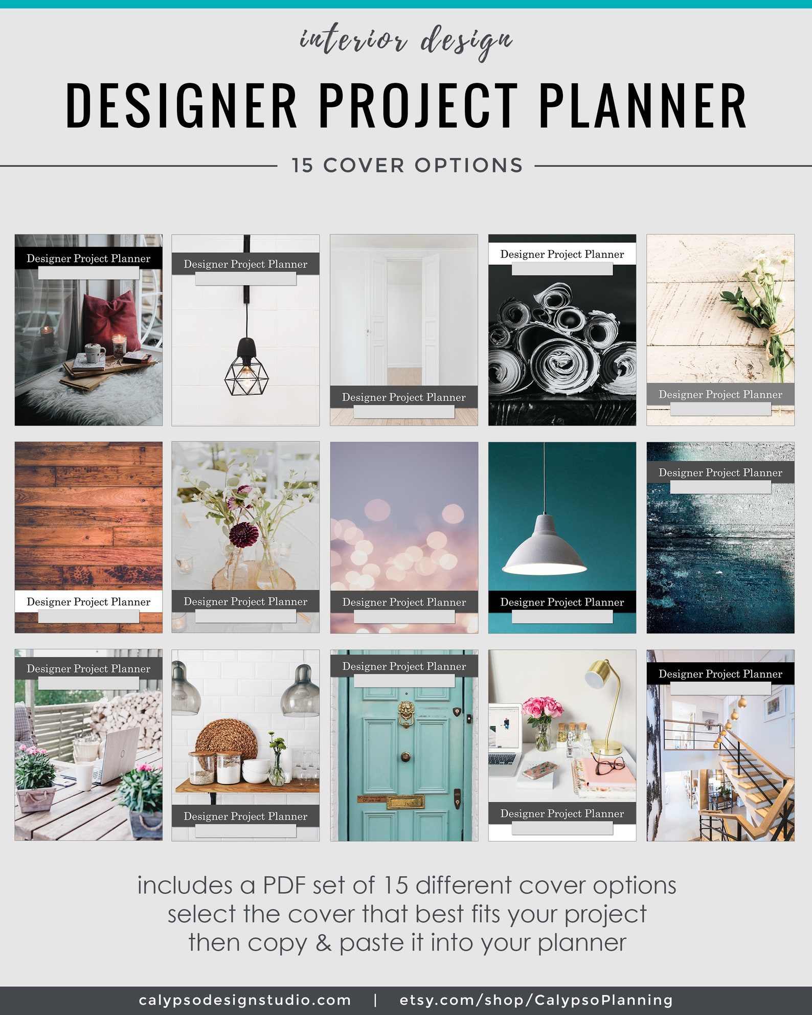 Designer Project Planner Interior Design Planner Project | Etsy