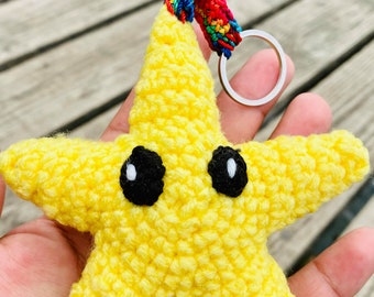 Mario Star Keychain - Etsy