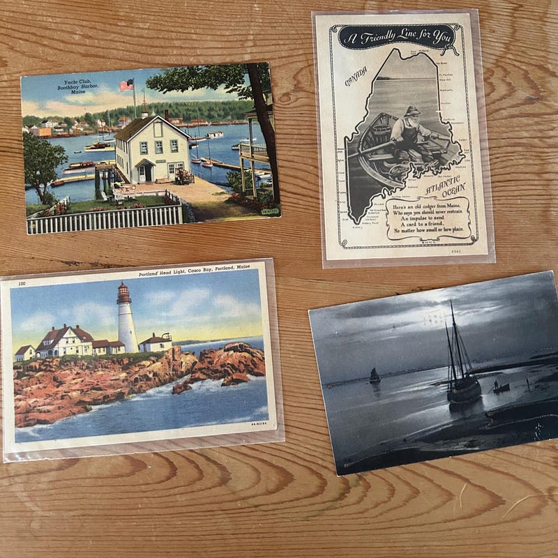 Maine Postcards - Etsy
