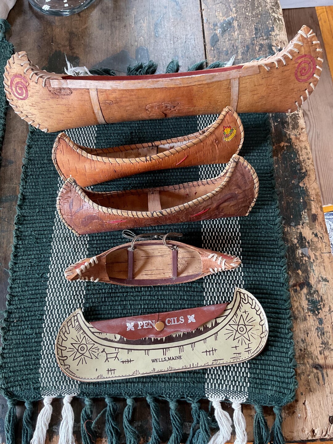 Set of Collectible Canoes - Etsy