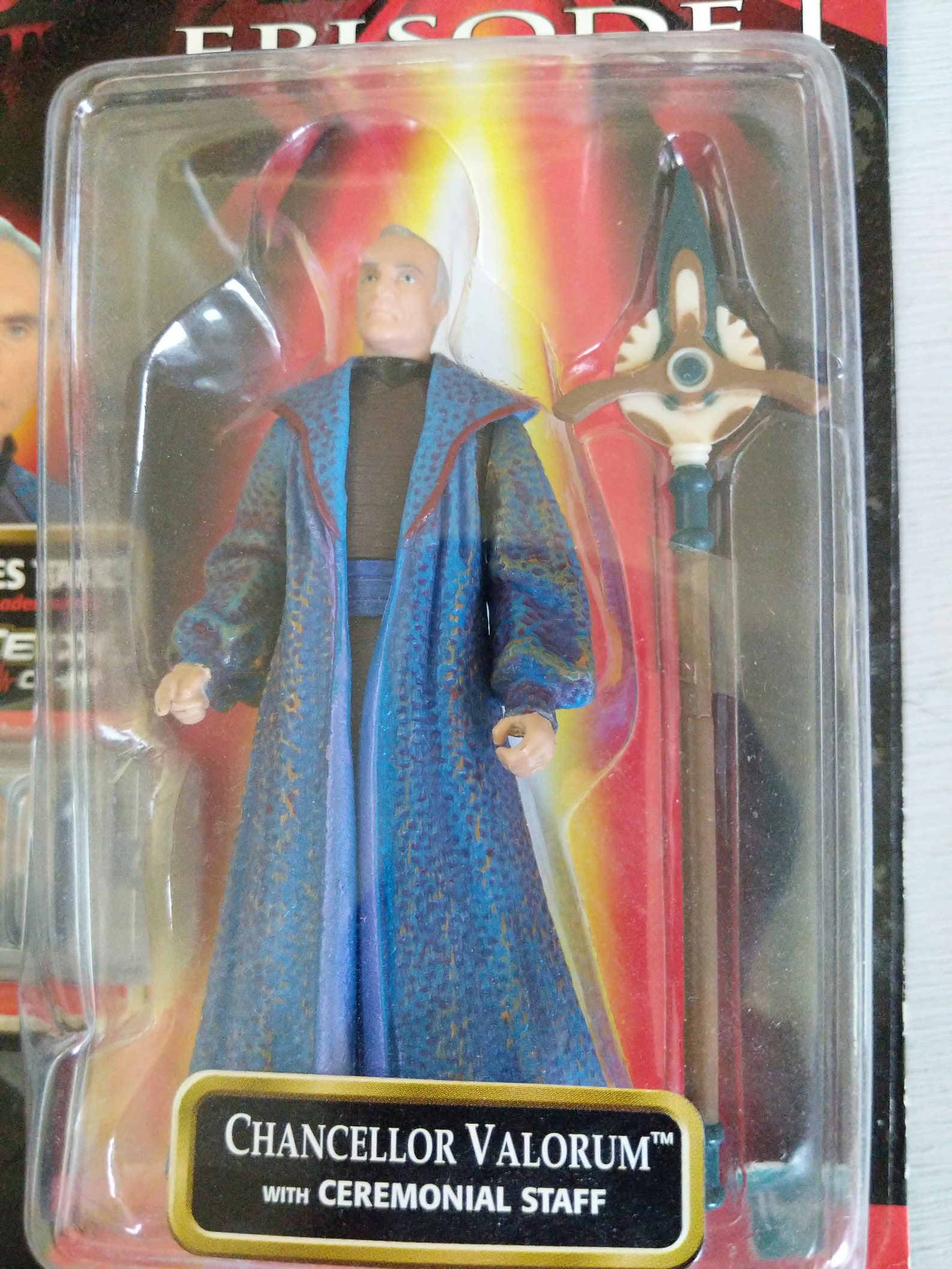 Chancellor Valorum With Ceremonial Staff Vintage Star Wars Toys ...