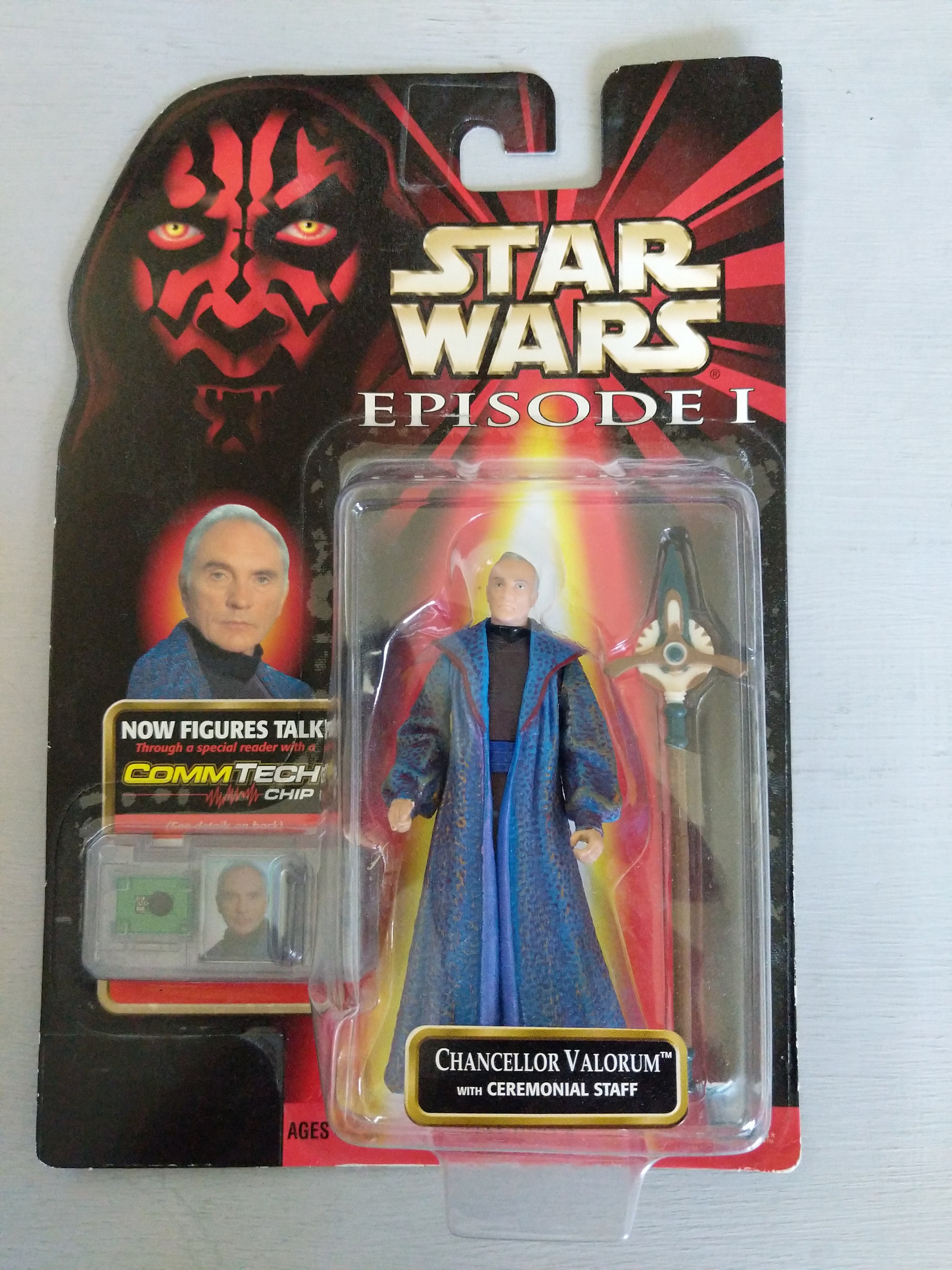 Chancellor Valorum With Ceremonial Staff Vintage Star Wars Toys ...