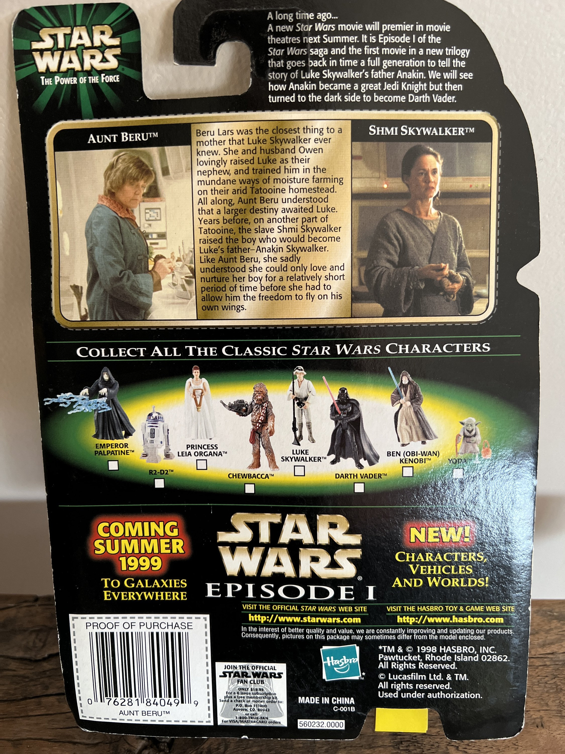 Starwars Toy Lukes Aunt Beru With Service Droid/ Vintage Star Wars Toys ...