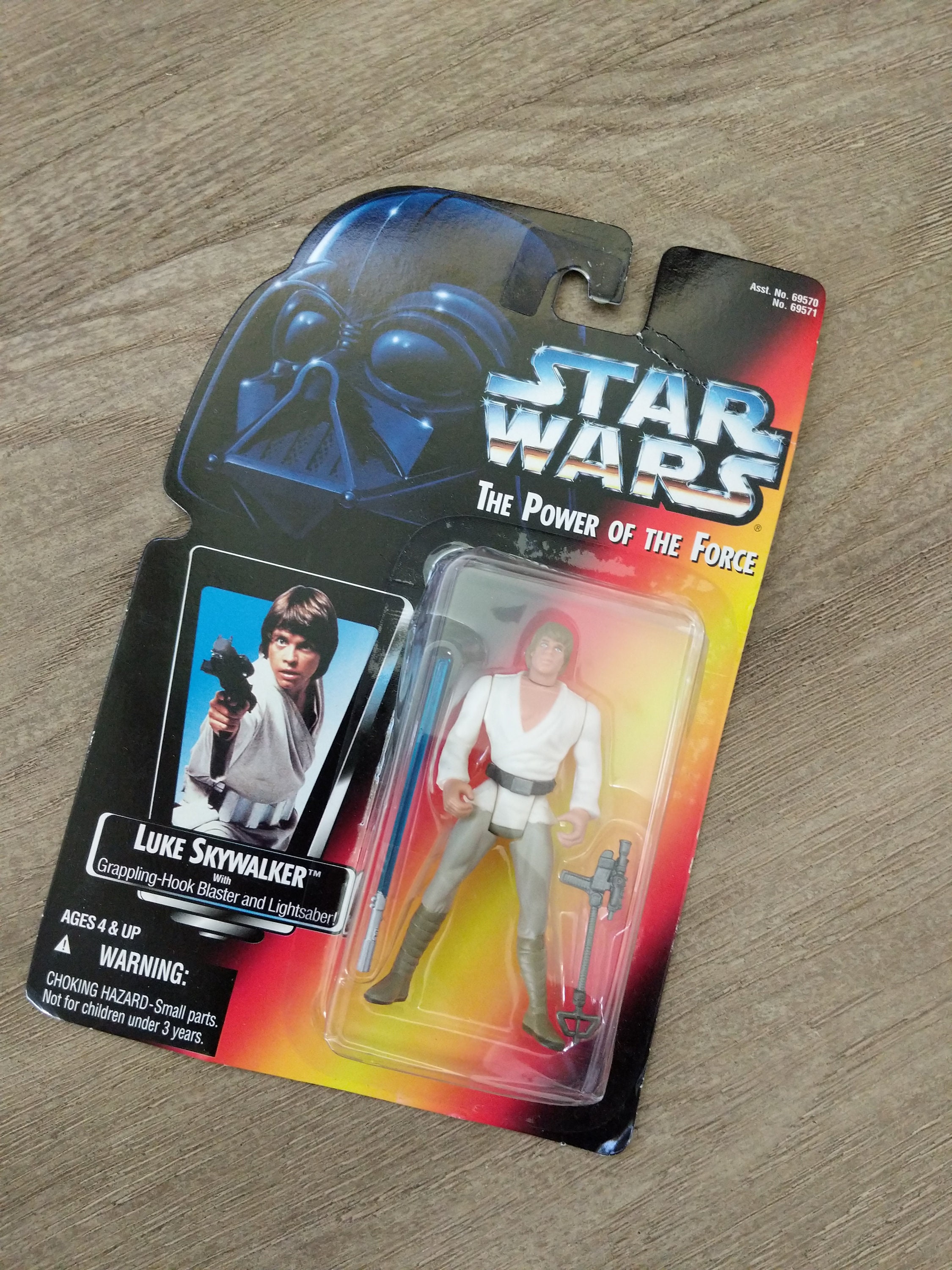 Luke With Grappling Hook Blaster and Lightsaber Vintage Star - Etsy