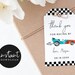 Printable Race Car Theme Birthday Party Favor Tag | Instant Download ...