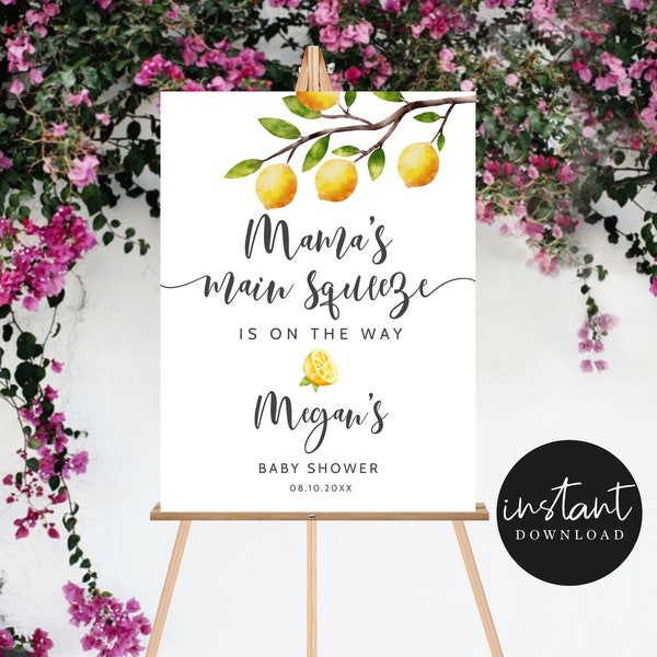 Welcome to Baby Shower Sign Lemons - Etsy