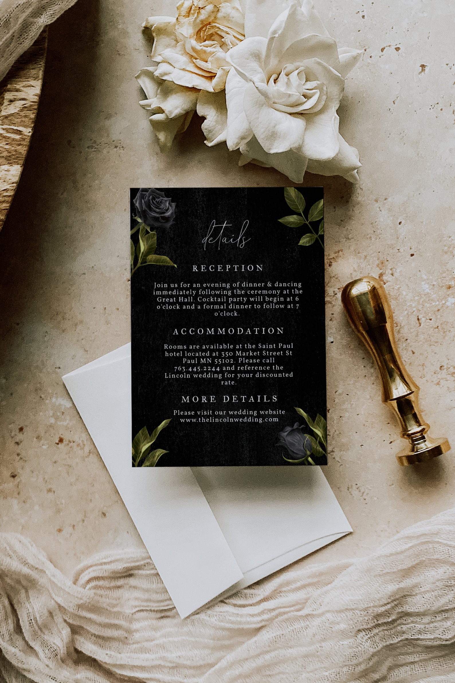 Gothic Wedding Invitation Suite Halloween Wedding Invite Set - Etsy