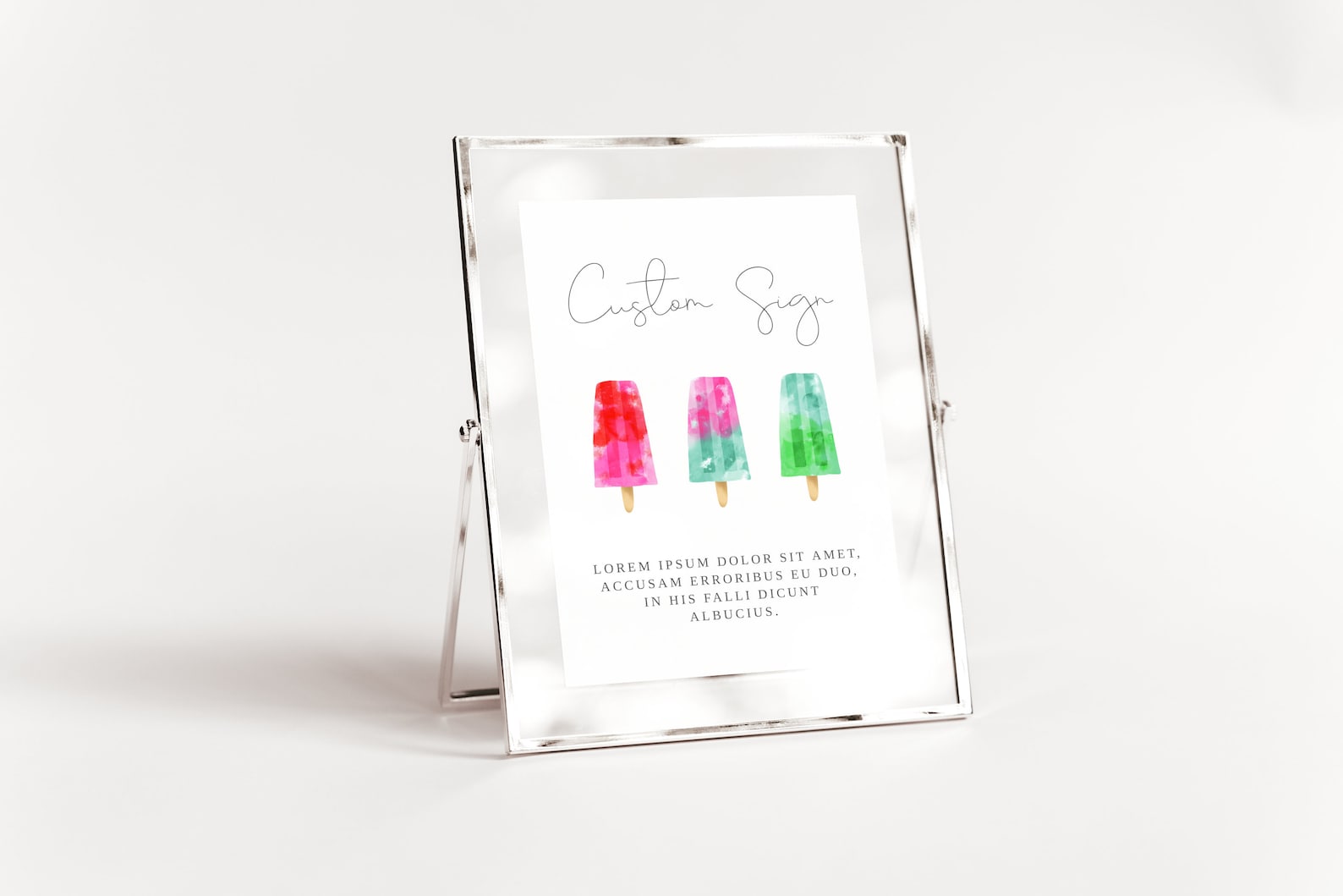 Printable Popsicle Theme Baby Shower Custom Sign | Instant Download ...