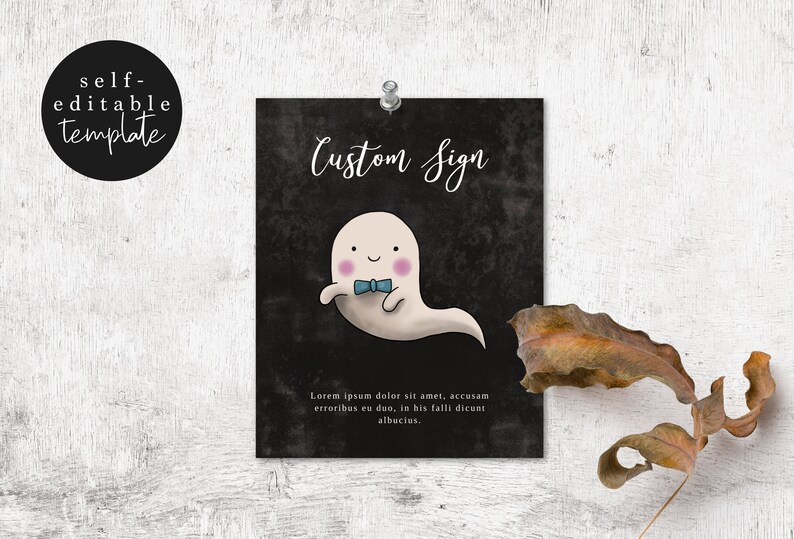 Printable Little Boo Theme Boy Baby Shower Custom Sign | Etsy