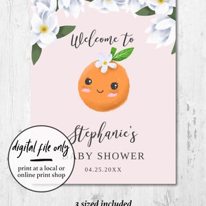 Little Cutie Baby Shower Sign Baby Shower Welcome Sign - Etsy