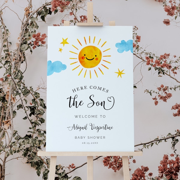 Here Comes the Son Baby Shower - Etsy