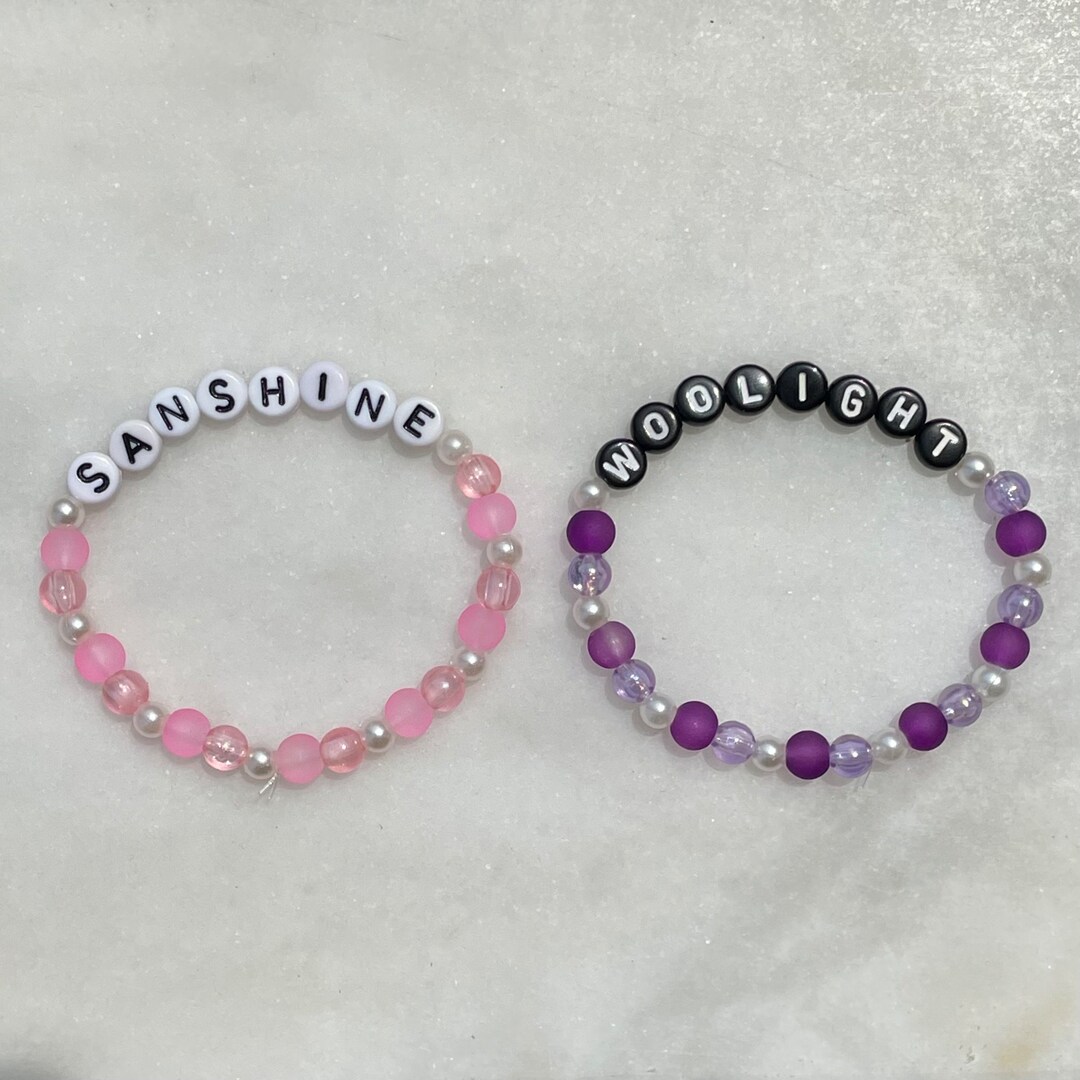 Ateez Woosan Friendship Bracelet Keychain Set Kpop Wooyoung San Atiny ...