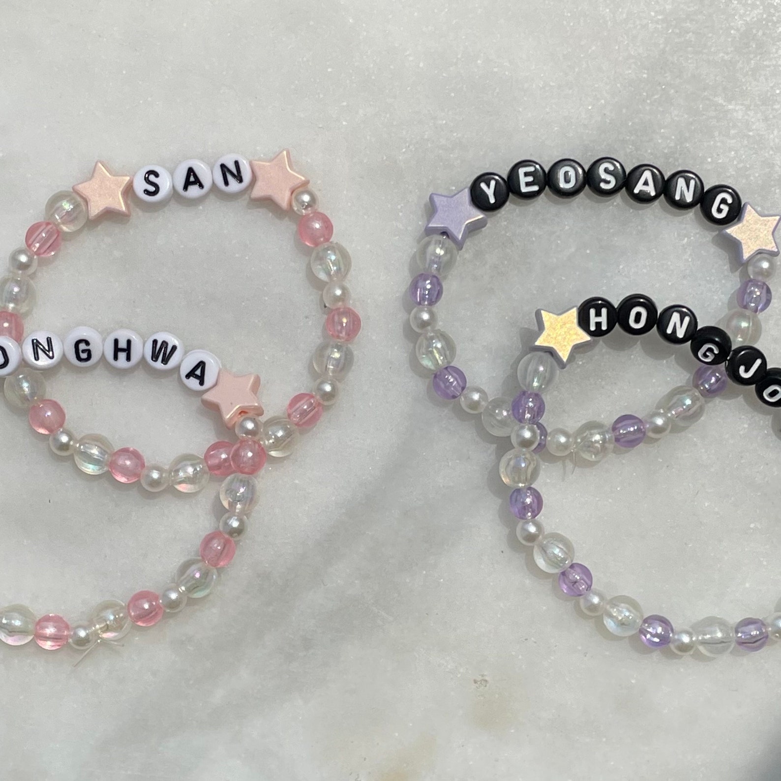 Ateez Bracelet Kpop Custom Atiny - Etsy