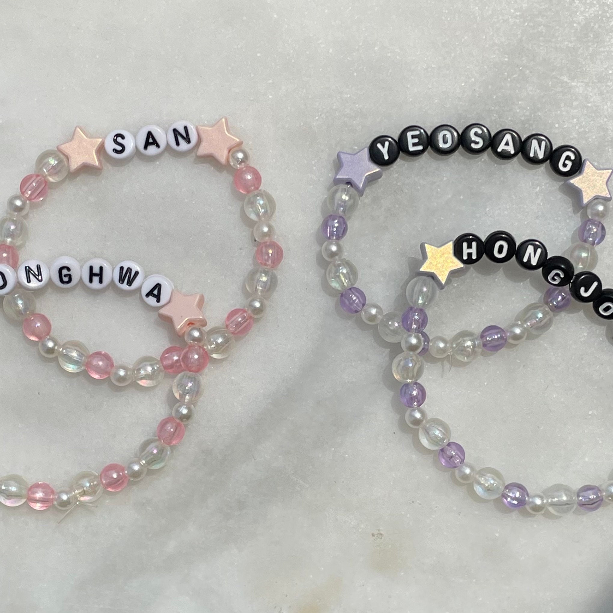 Ateez Bracelet Kpop Custom Atiny - Etsy