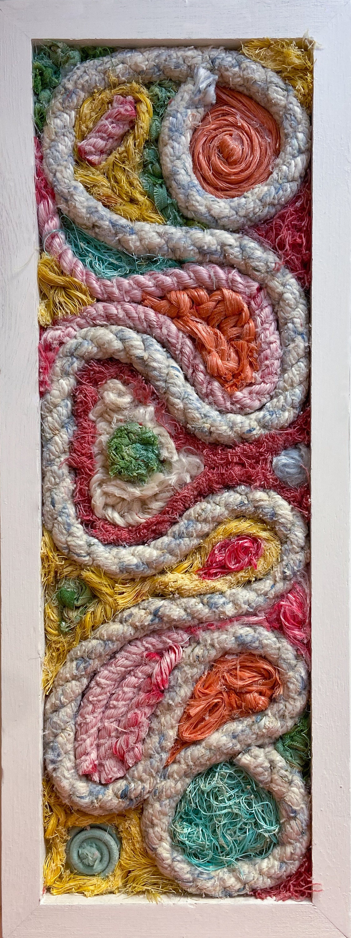 Tropical Swirls Recycled Rope Art - Etsy