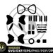 Ribbons SVG Bows SVG Bow Vector Ribbon Clipart Bow Bows - Etsy