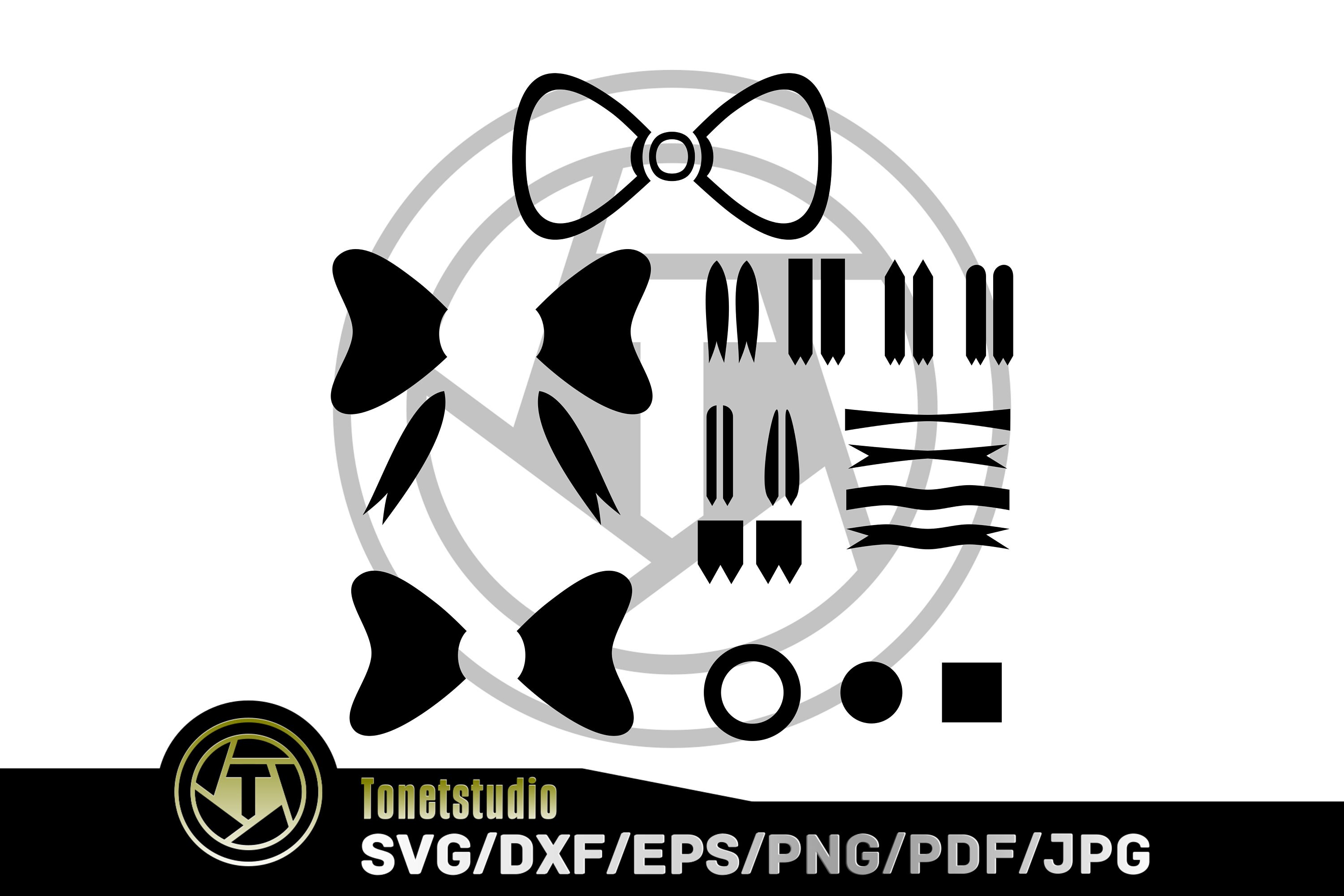 Ribbons SVG Bows SVG Bow Vector Ribbon Clipart Bow Bows - Etsy