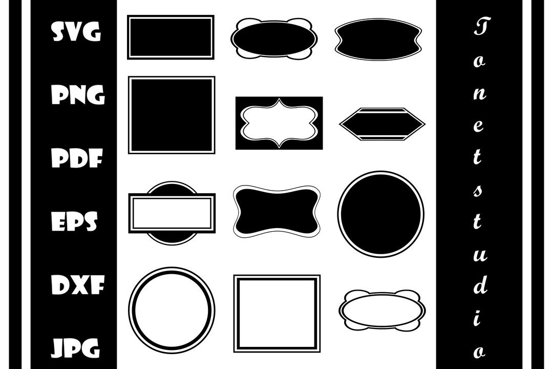 Label Frames Svg,frames Svg,tag Svg,label Svg,monogram Frame Svg ...