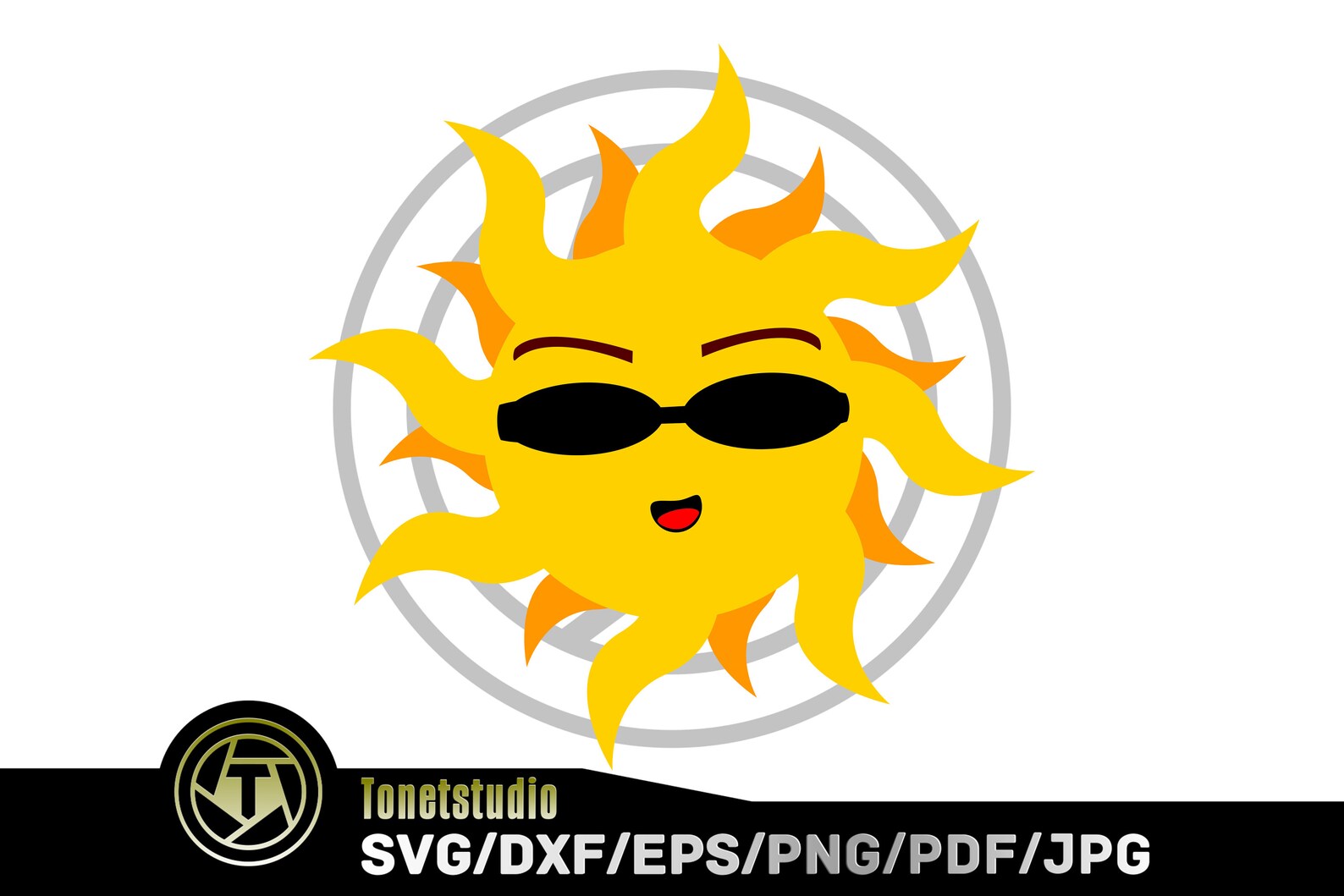 Sun Svg,summer Svg,beach Svg,shades Svg,cool Sun Svg,smiling Sun Svg ...
