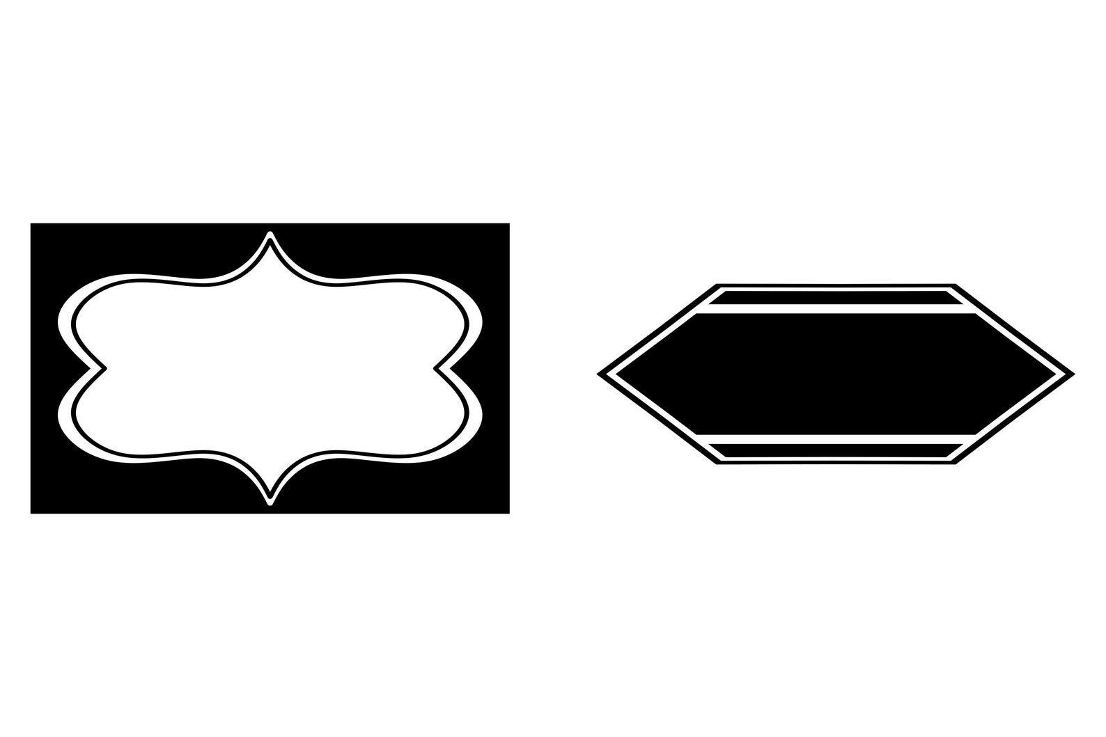 Label Frames Svgframes Svgtag Svglabel Svgmonogram Frame - Etsy