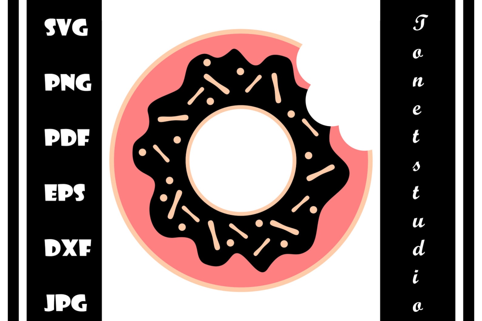 Donut Svg Sprinkles Svg Layered Donut Svg Donut With | Etsy