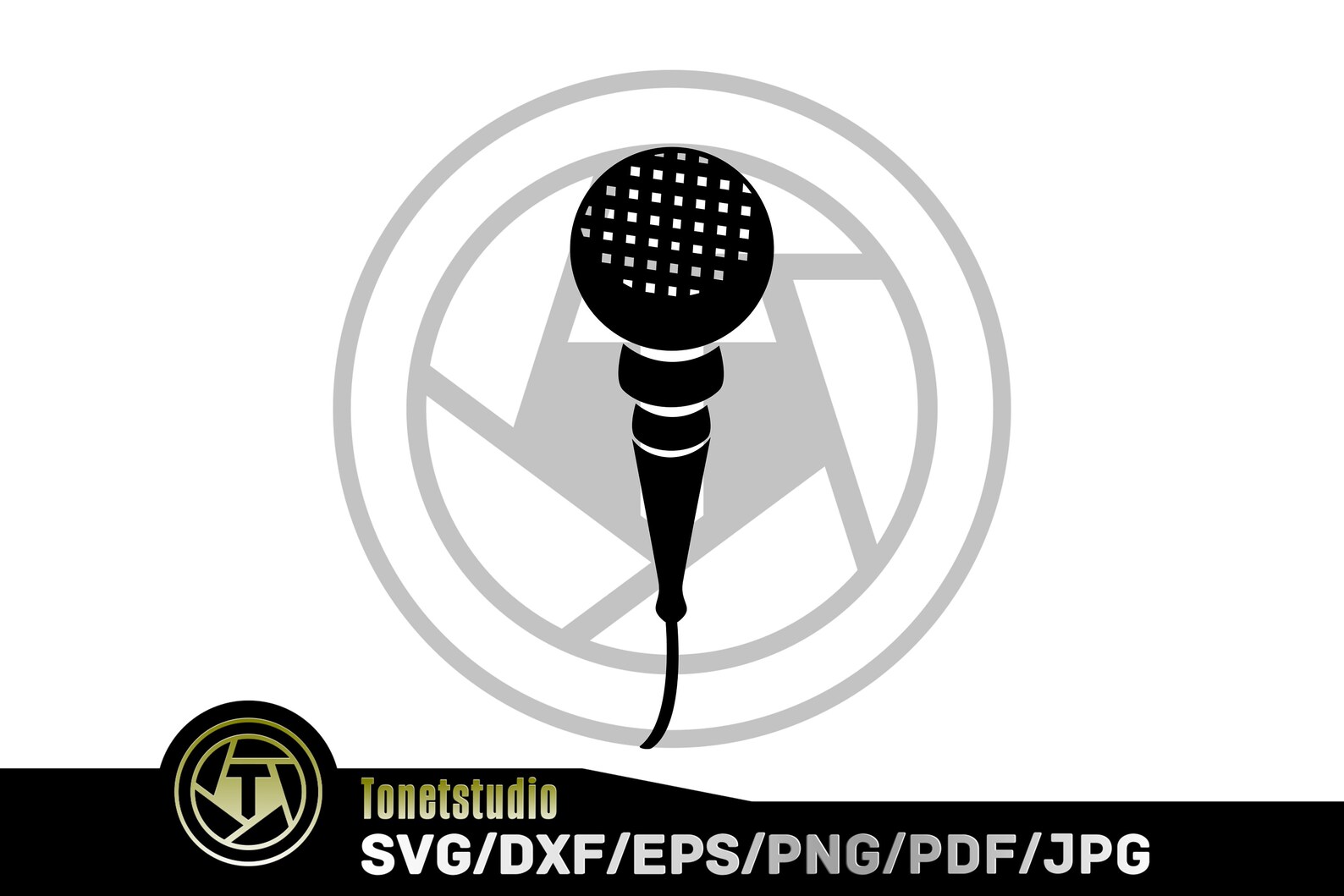 Music Note Svg Microphone Svgmusic Svgmusical Notespiano - Etsy