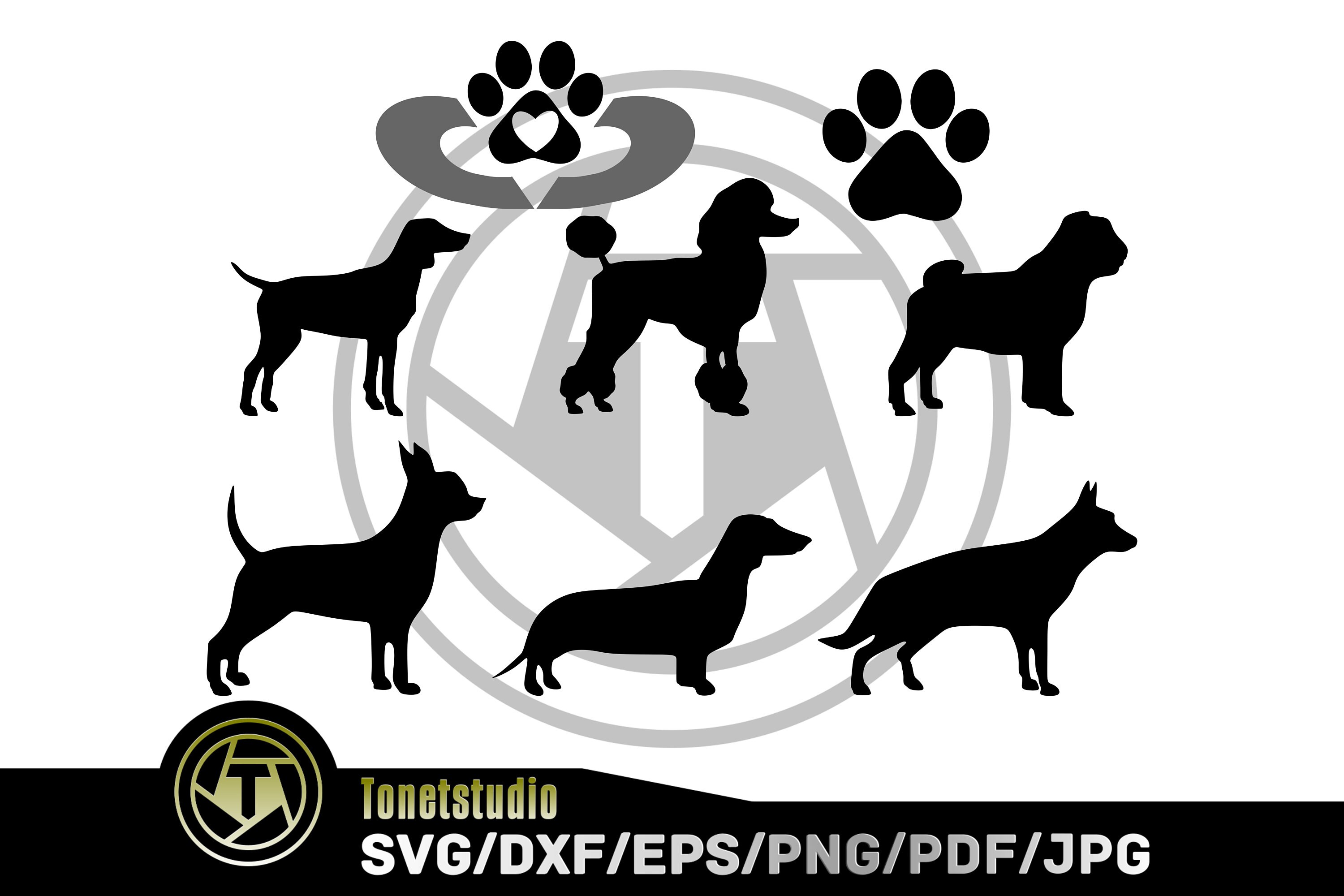 Dogs Svg,pet Svg,paw Print Svg,dog Silhouette,puppy Svg, Pet Svg ...