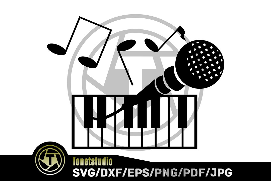 Music Note Svg, Microphone Svg,music Svg,musical Notes,piano Svg,piano ...