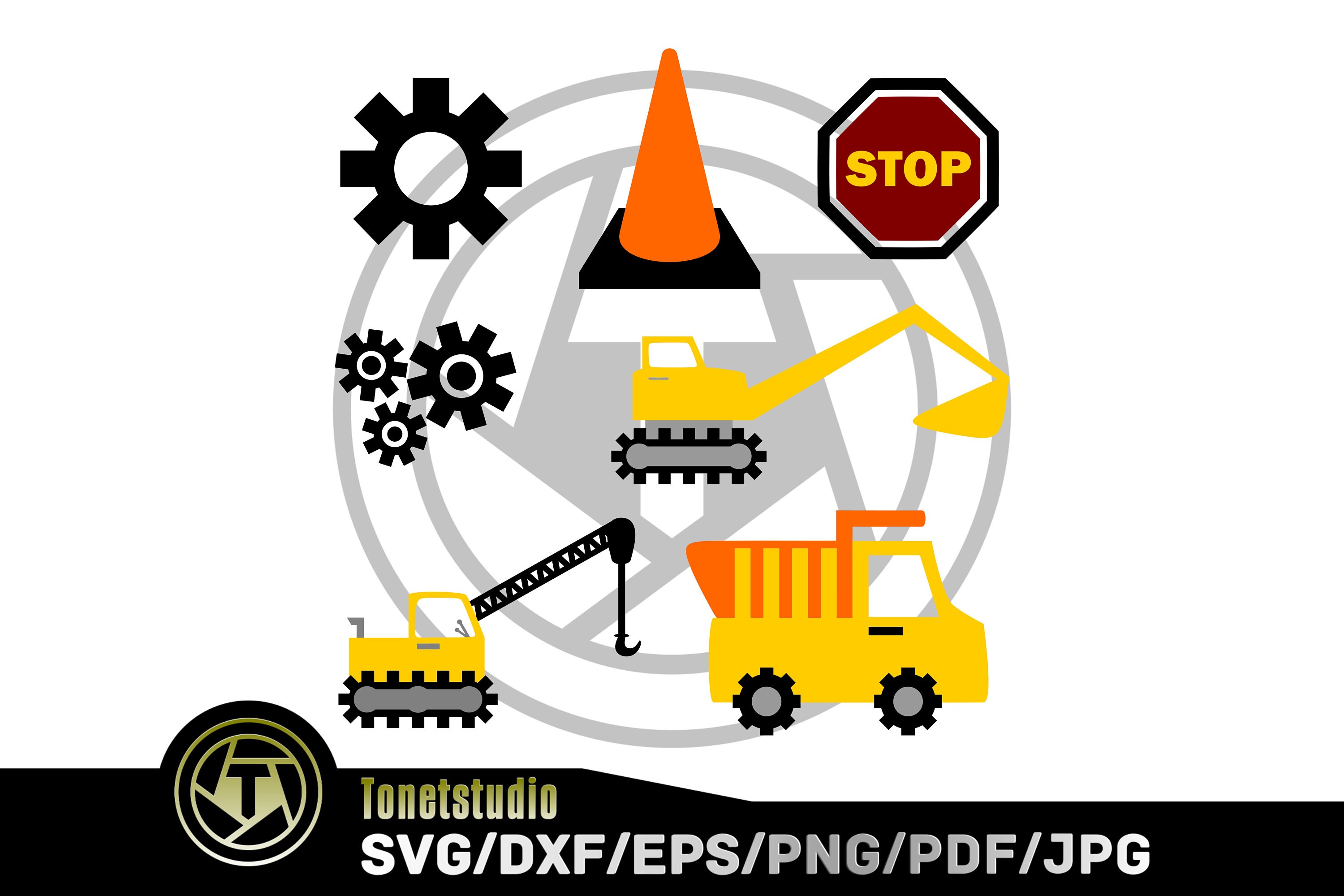 Construction Svg,trucks Svg,excavator Svg,dump Truck Svg,bulldozer Svg ...