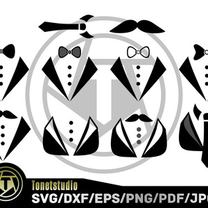Bow Tie SVG Files, Tuxedo Svg, Tuxedo SVG Bundle,bow Vector Files ...