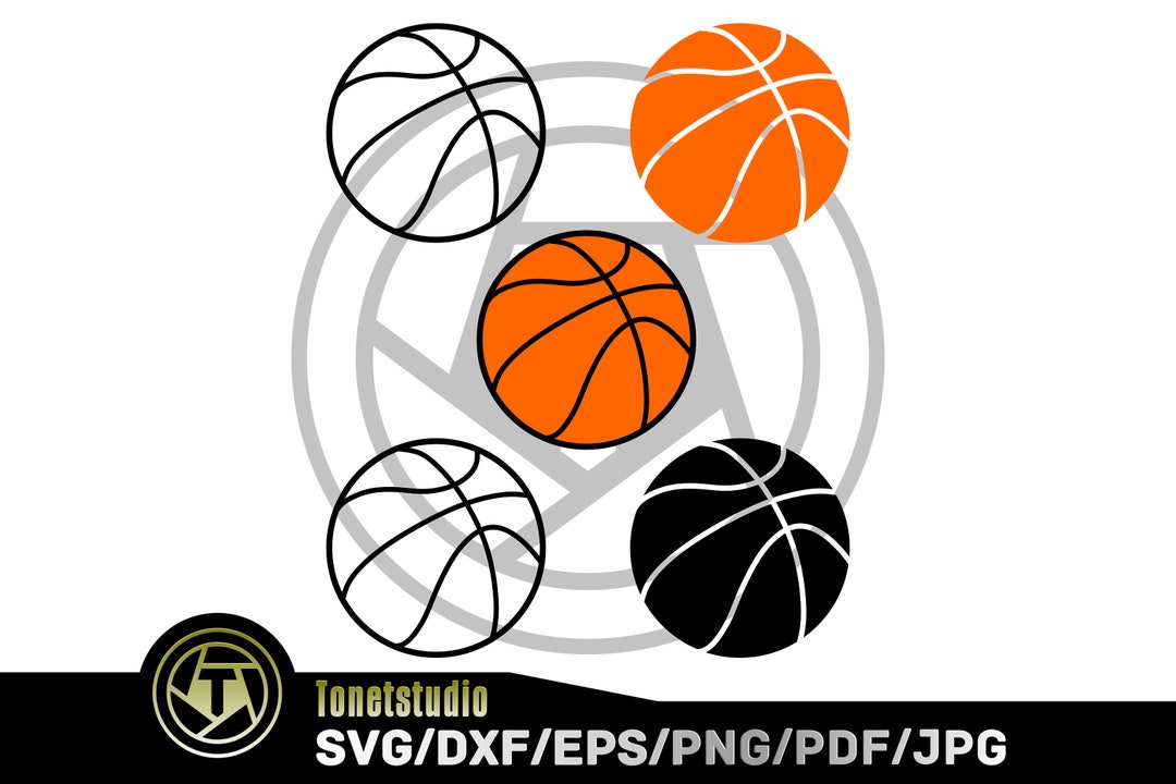 Basketball Svg,sport SVG, Basketball Outline Svg,basket Hoop Svg ...