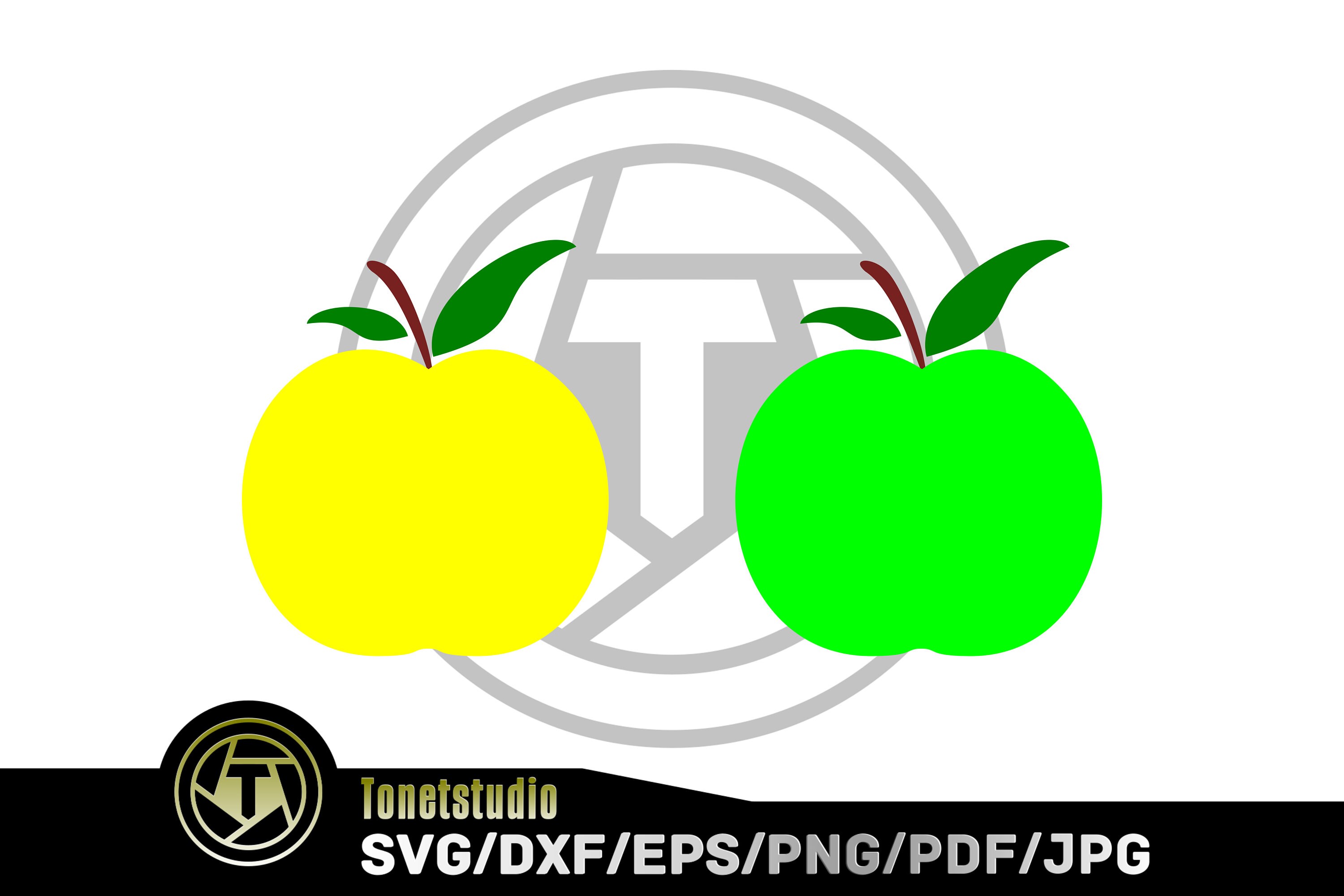 Apple Monogramapple Svgteacher Apple Svgkids Apple - Etsy