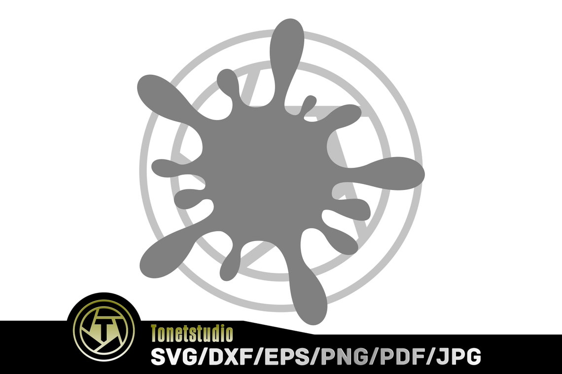 Paint Splatter SVG Ink Splash SVG Splatter Bundle - Etsy