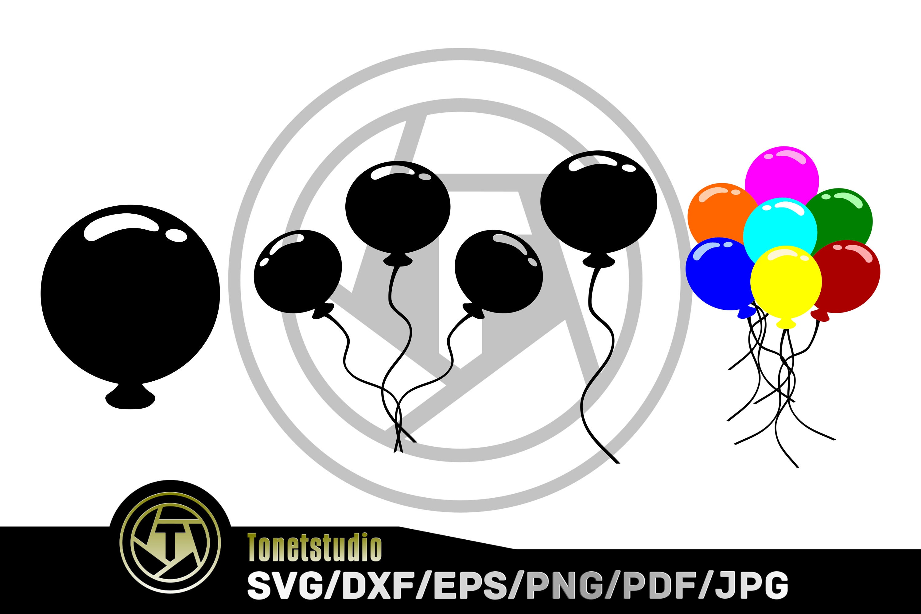 Balloon Svgbirthday Balloon Svgballoon - Etsy