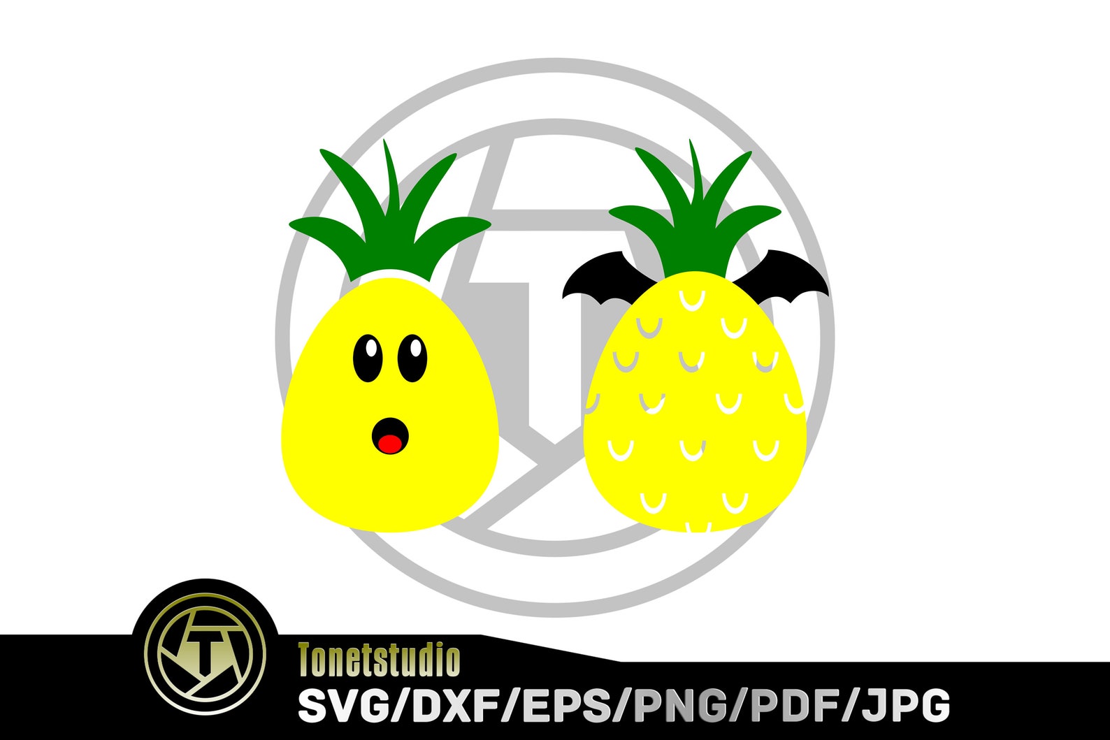 Pineapple SVG Pineapple Sunglasses SVG Pineapple Clipart - Etsy