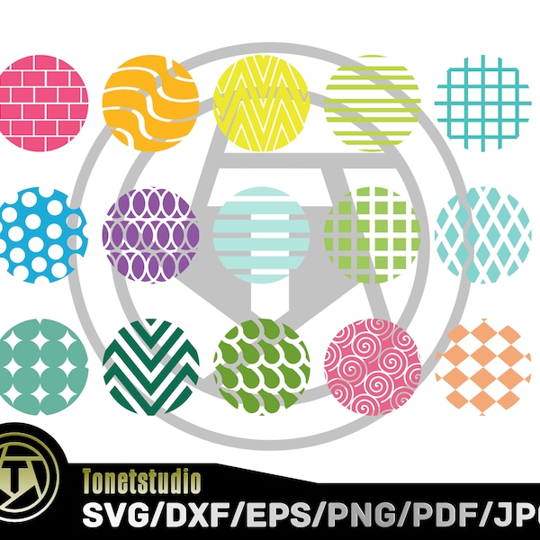Circle Patterns Svg - Etsy