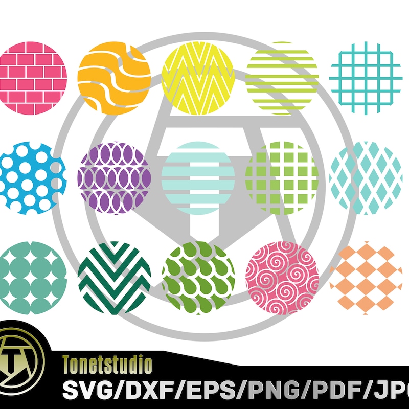 Circle Patterns Svg - Etsy