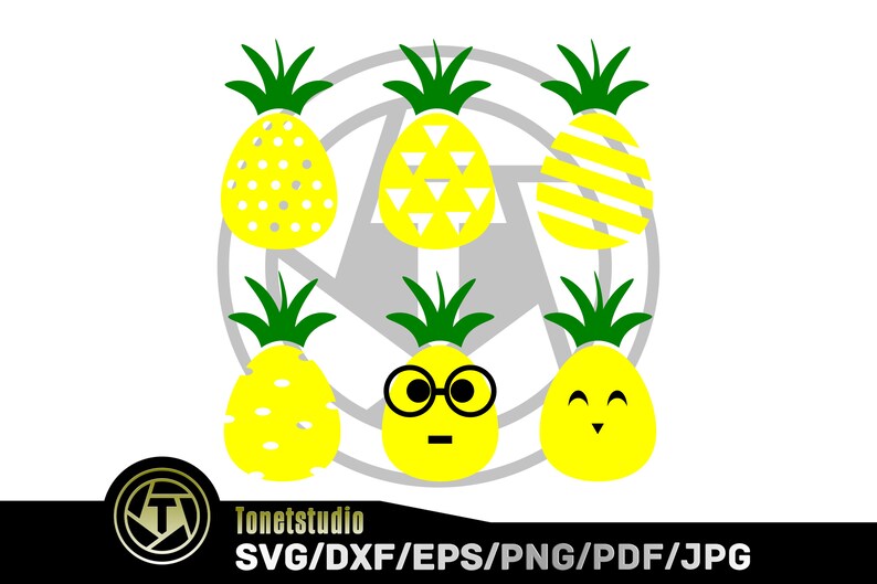 Pineapple SVG Pineapple Sunglasses SVG Pineapple Clipart - Etsy