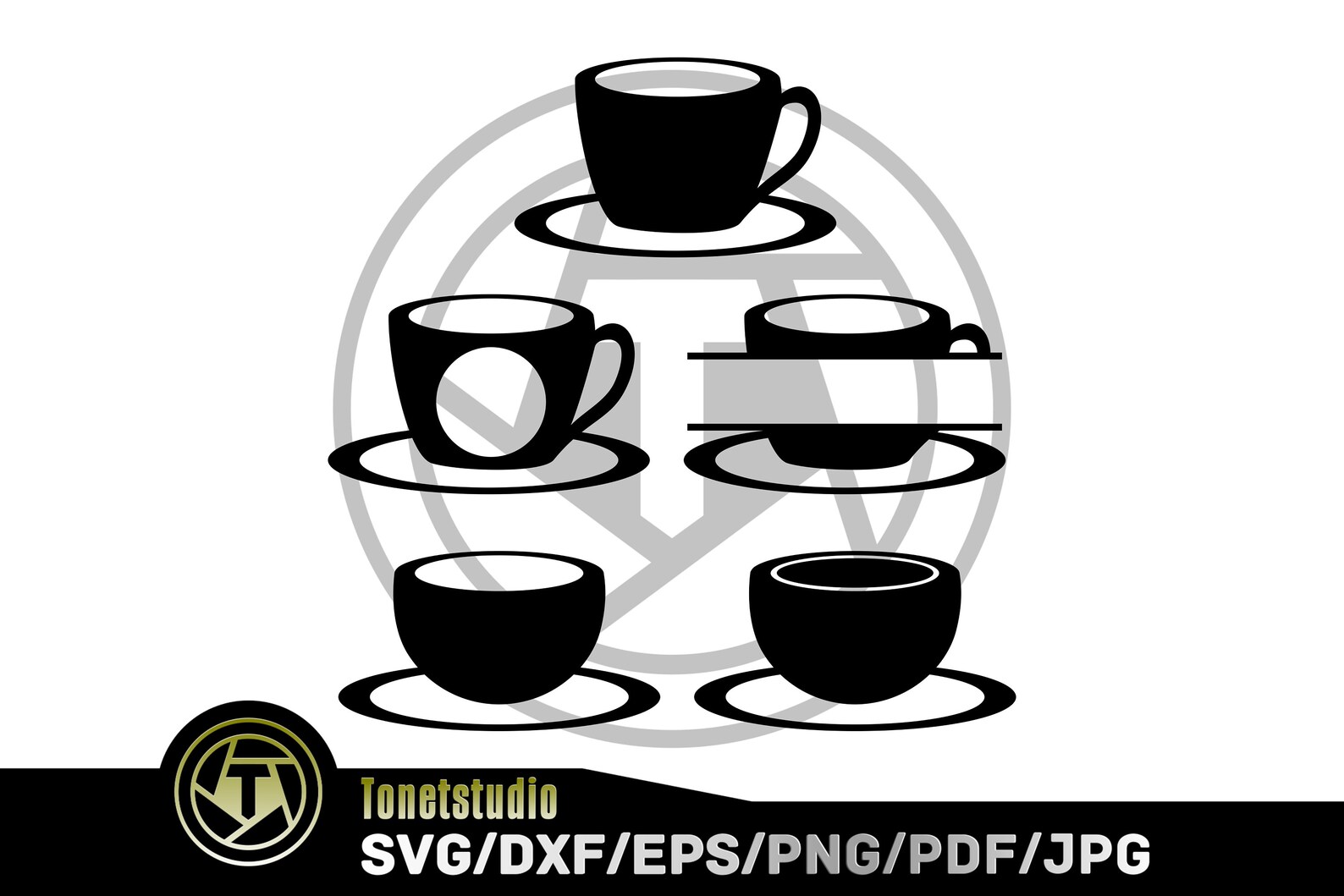 Kitchen Utensils Svg,kitchen Svg,bowl Svg,mug Svg,cup Svg,saucer Svg ...