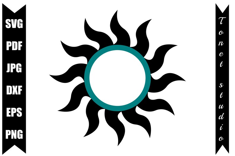 Sun Svgsun Clipart Clipart Sun Vector Sunsunshine Svgsun | Etsy