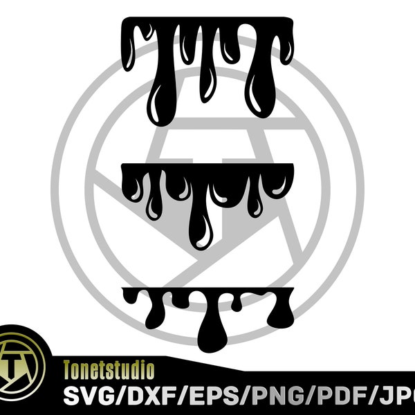 Dripping Snow Svg - Etsy Australia